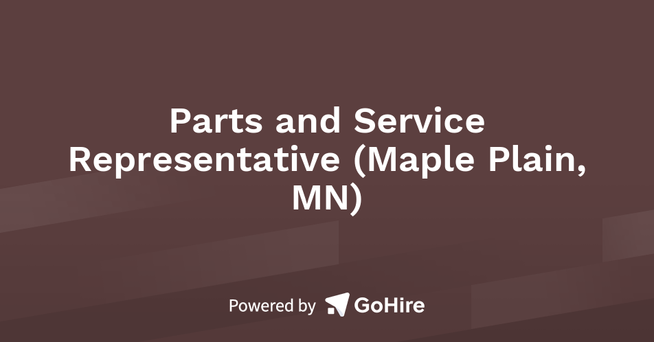 Parts and Service Representative (Maple Plain, MN) at Herc-U-Lift, Inc ...