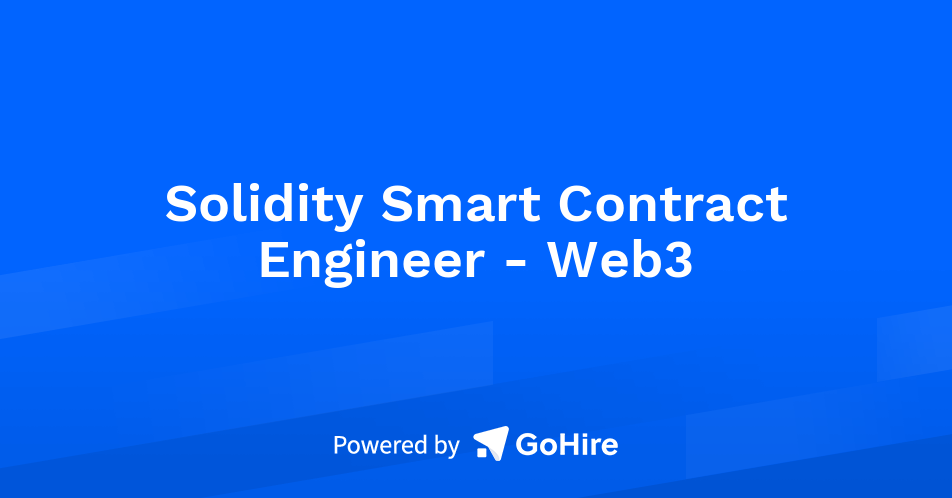 Solidity Smart Contract Engineer - Web3 at Forhyre | Jobs at Forhyre