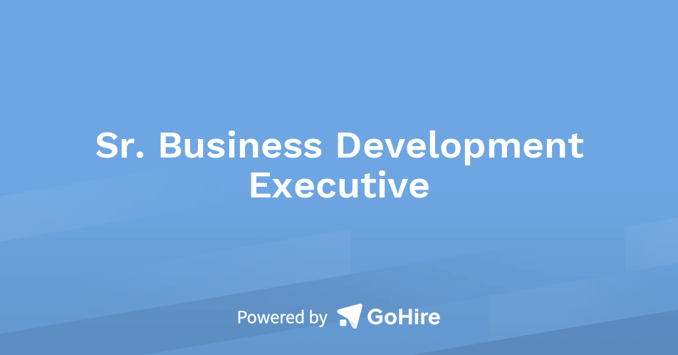 Sr. Business Development Executive at IndustryARC | Jobs at IndustryARC