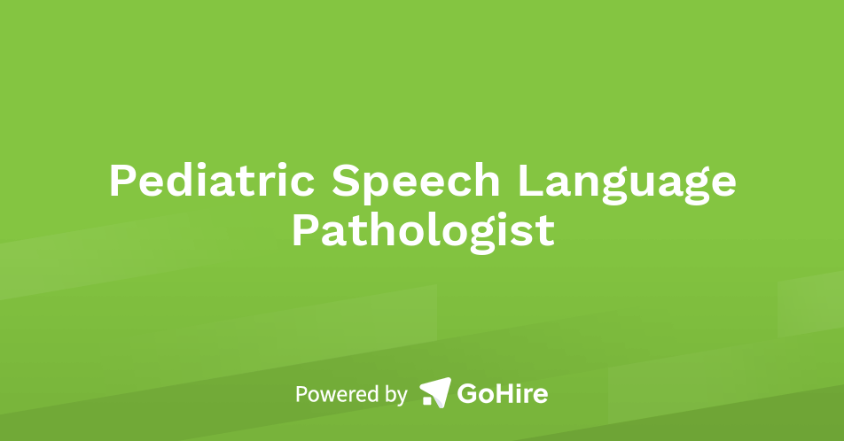 Pediatric Speech Language Pathologist at Little Land & Recess Therapy ...