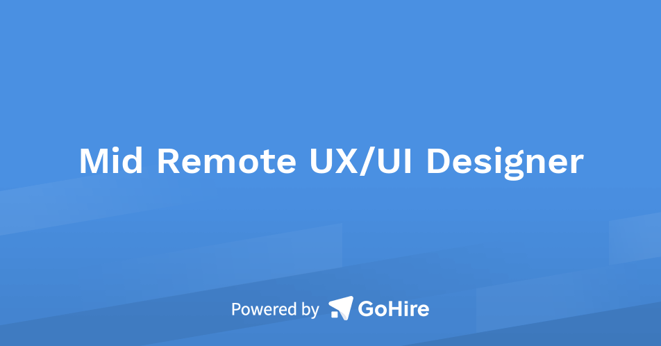 Mid Remote UX/UI Designer at Emersoft | Jobs at Emersoft