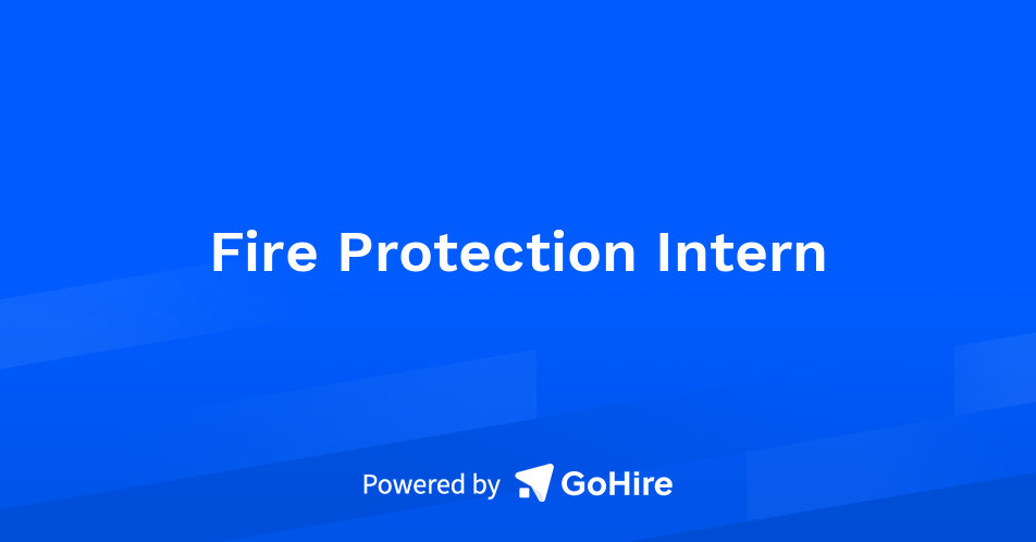 Fire Protection Intern at MPW Engineering | Jobs at MPW Engineering