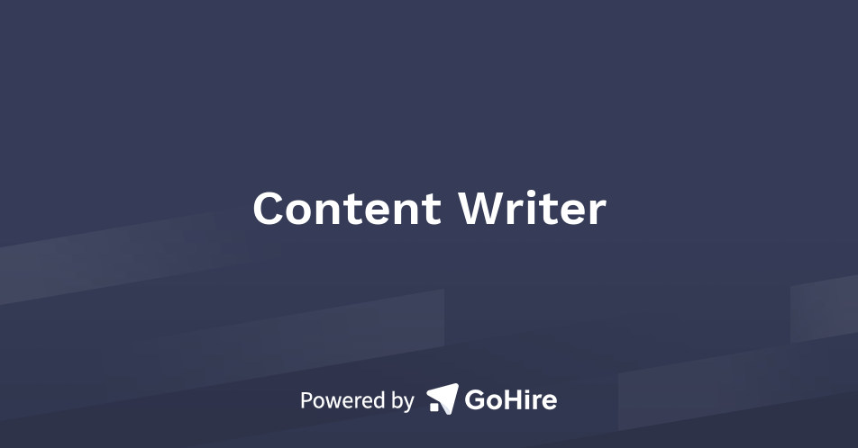 Content Writer at TEDxGateway | Jobs at TEDxGateway