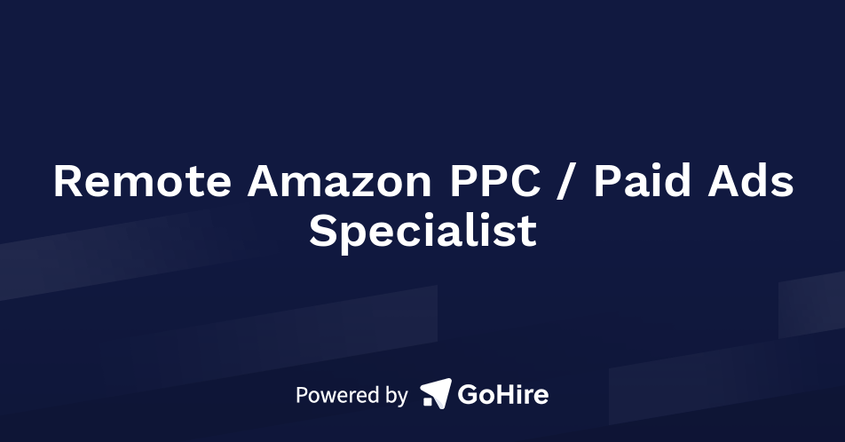 Remote Amazon PPC / Paid Ads Specialist at Outgive Inc. | Jobs at ...