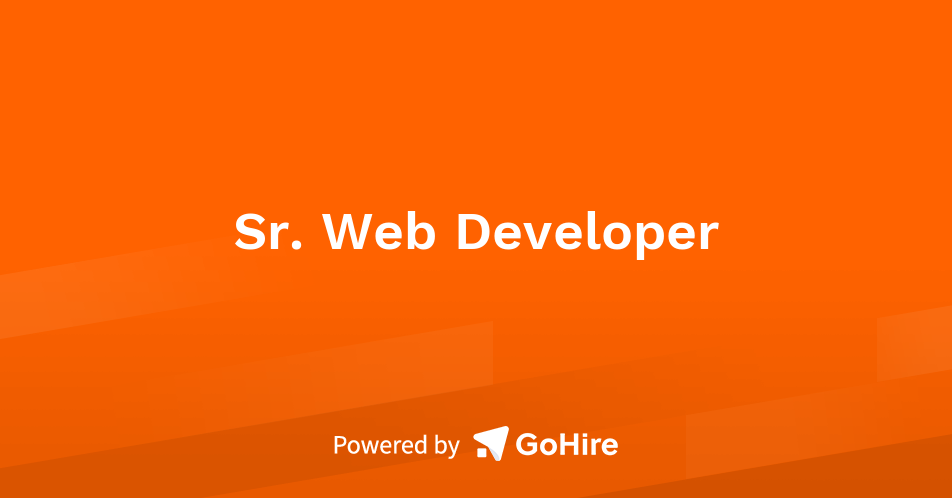 Sr. Web Developer at Skyline Dynamics | Jobs at Skyline Dynamics