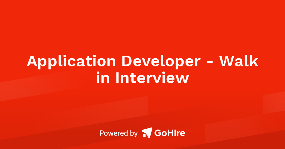 Application Developer - Walk in Interview at Resemble Systems | Jobs at ...