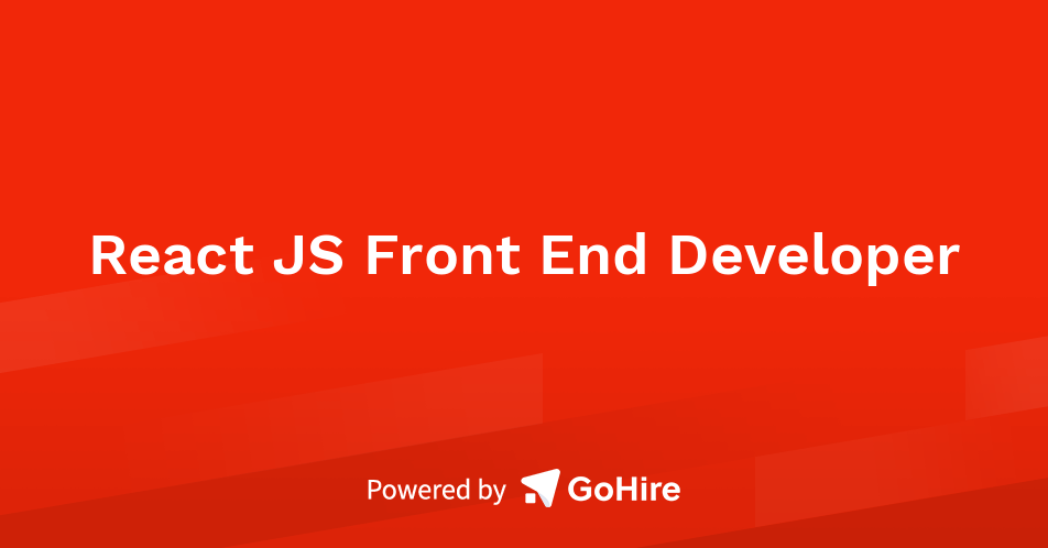 React JS Front End Developer at Resemble Systems