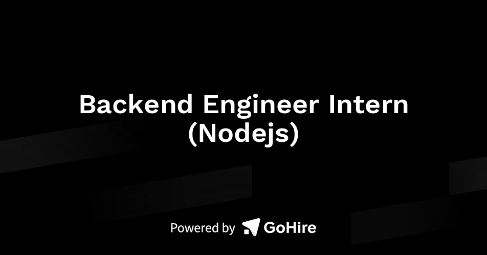 Backend Engineer Intern Nodejs At Outboxvc Jobs At Outboxvc 6515
