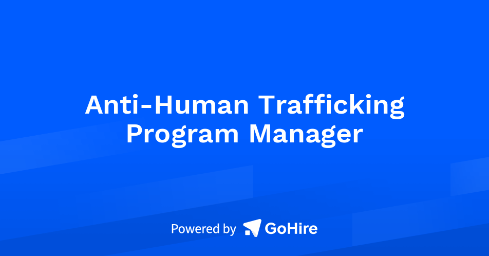Anti-Human Trafficking Program Manager at Traction | Jobs at Traction