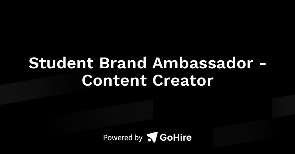 Student Brand Ambassador - Content Creator at Meetsta | Jobs at Meetsta