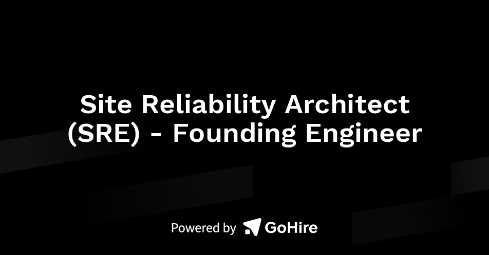 Site Reliability Architect (SRE) - Founding Engineer at Meetsta | Jobs ...