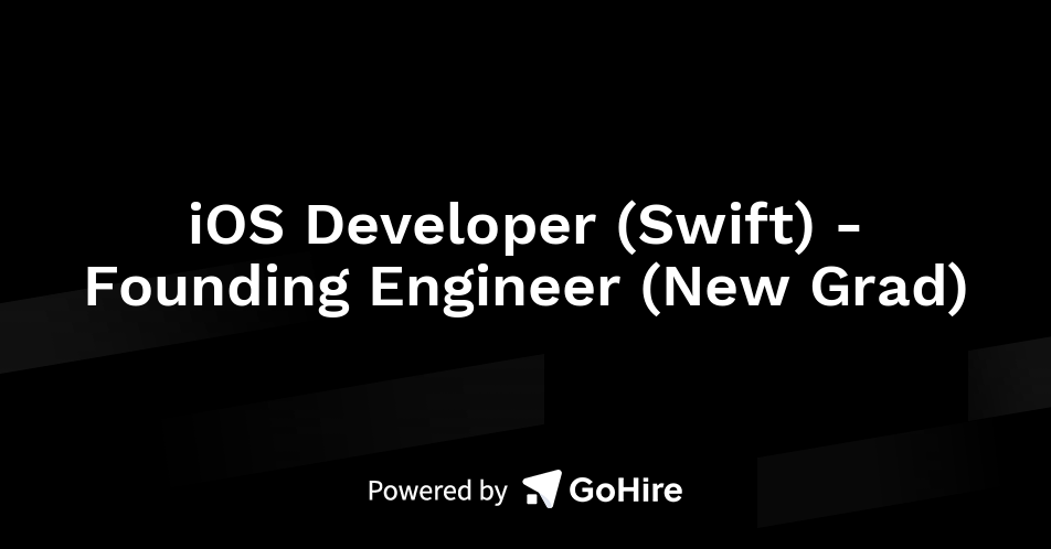 iOS Developer (Swift) - Founding Engineer (New Grad) at Meetsta | Jobs at Meetsta