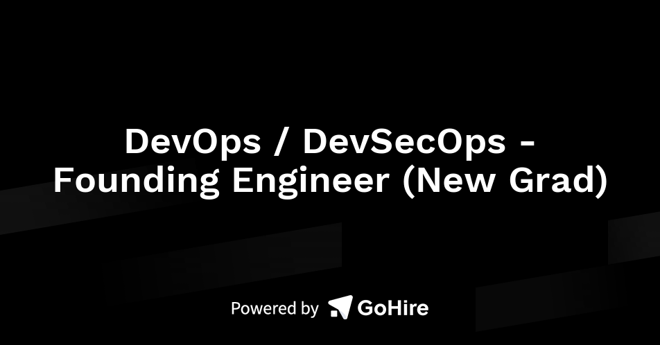 Devops Devsecops Founding Engineer New Grad At Meetsta Jobs At Meetsta