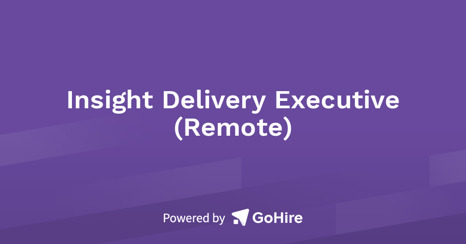 Insight Delivery Executive (Remote) at TGM Research | Jobs at TGM Research