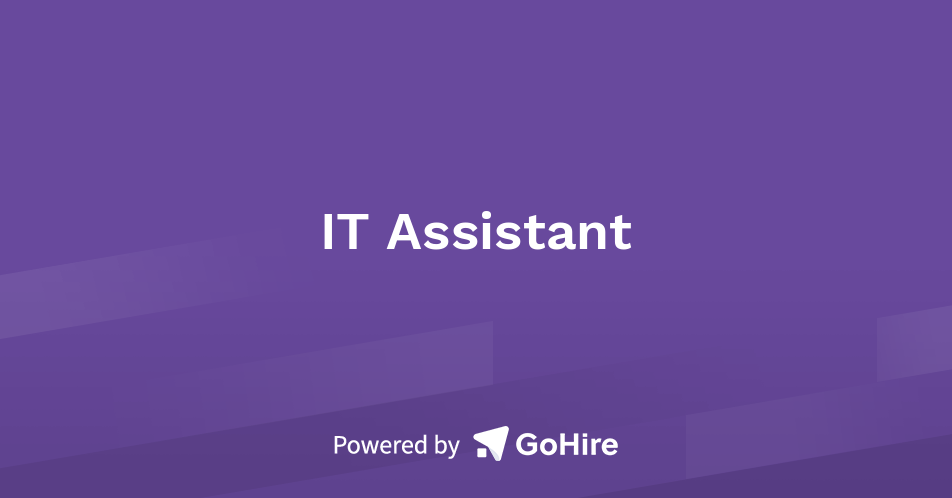 IT Assistant at TGM Research | Jobs at TGM Research