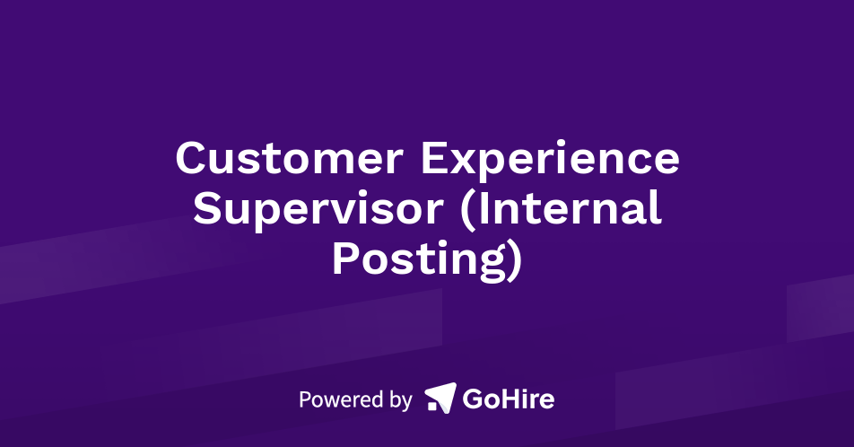 Customer Experience Supervisor (Internal Posting) at WellnessLiving ...