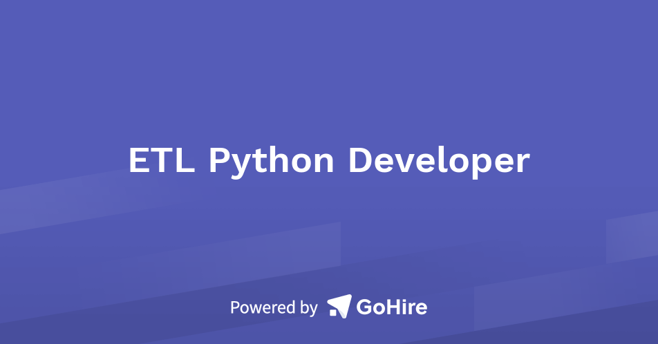 ETL Python Developer at Qualifinds® | Jobs at Qualifinds®