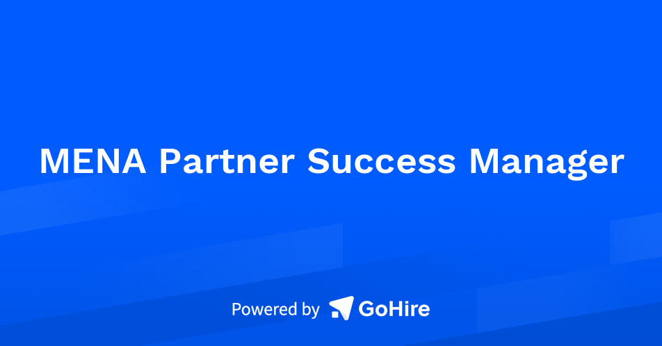 MENA Partner Success Manager at U+ | Jobs at U+