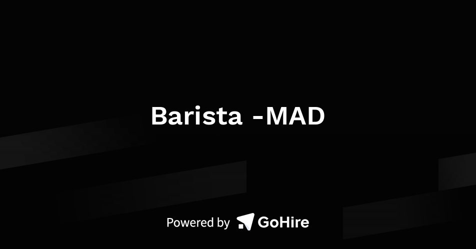 Barista -MAD at Honest Greens | Jobs at Honest Greens