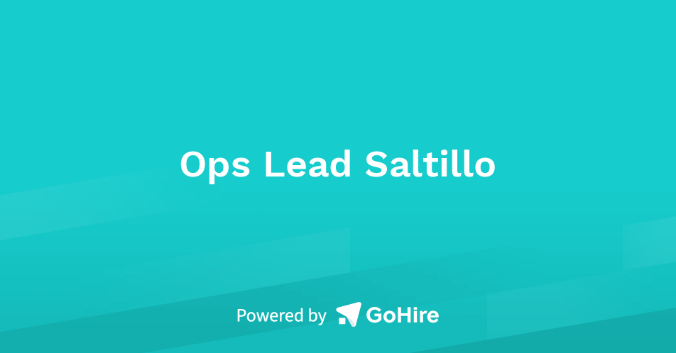 Ops Lead Saltillo at Calii | Jobs at Calii