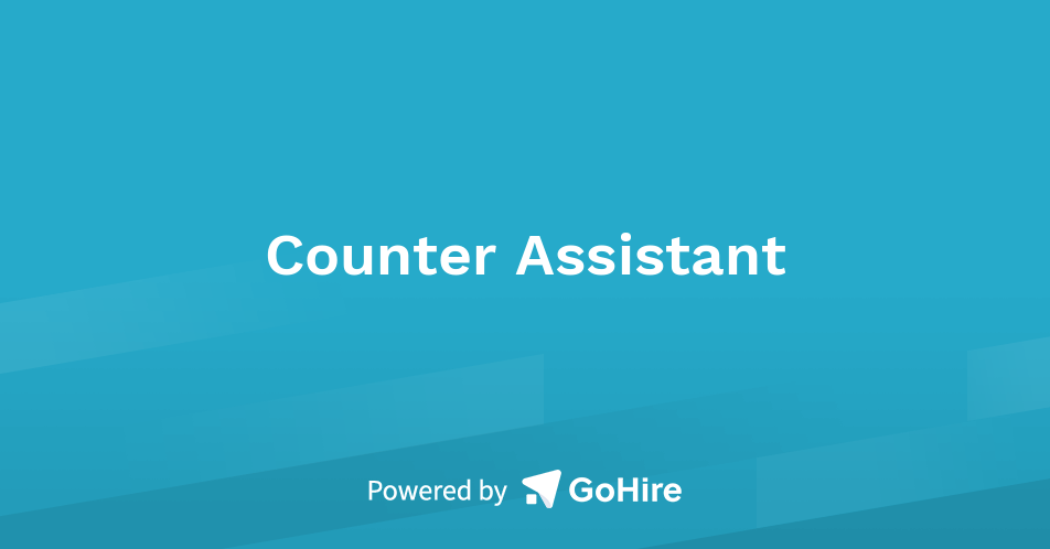 Counter Assistant at Glenshire Group | Jobs at Glenshire Group