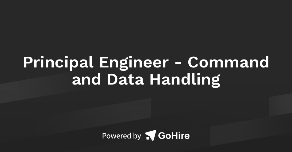 Principal Engineer - Command and Data Handling at Space Machines ...