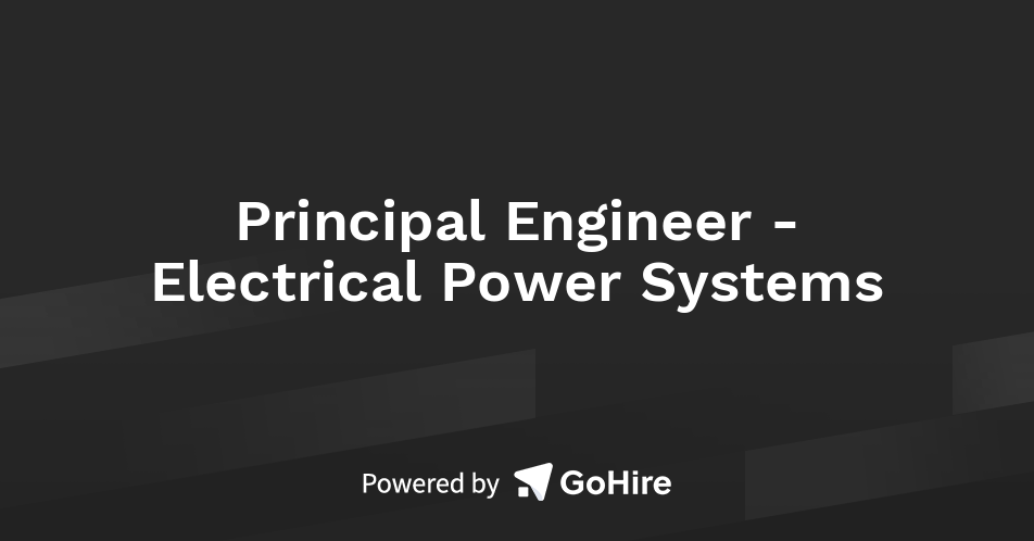 Principal Engineer - Electrical Power Systems at Space Machines Company ...