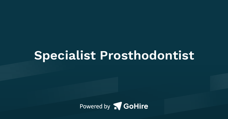 Specialist Prosthodontist at Careerlink HR | Jobs at Careerlink HR