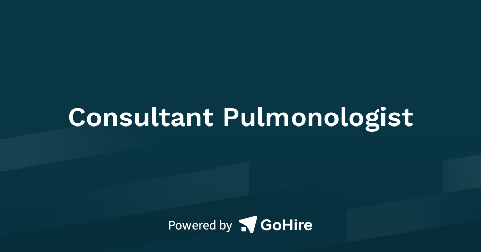 Consultant Pulmonologist at Careerlink HR | Jobs at Careerlink HR