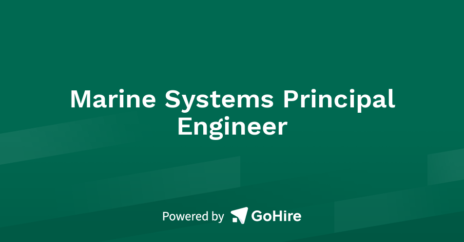 Marine Systems Principal Engineer at Principle Power | Jobs at ...