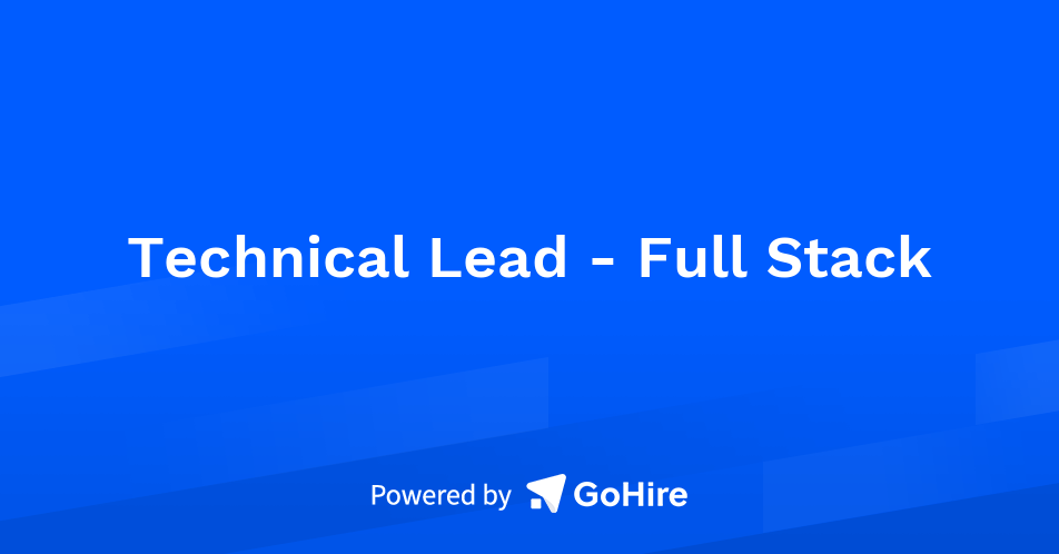 Technical Lead - Full Stack at DigiValet | Jobs at DigiValet