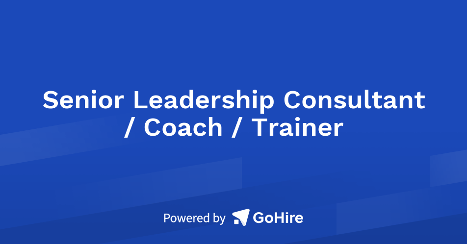 Senior Leadership Consultant / Coach / Trainer at Skills U | Jobs at ...