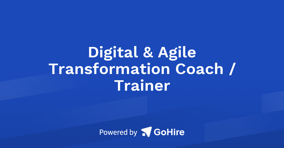 Digital & Agile Transformation Coach / Trainer at Skills U | Jobs at ...