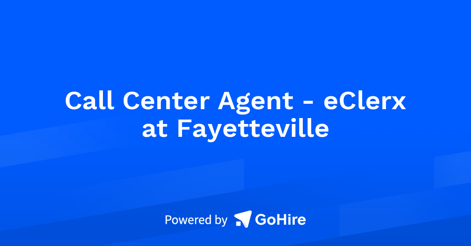 Call Center Agent - eClerx at Fayetteville at eClerx | Jobs at eClerx