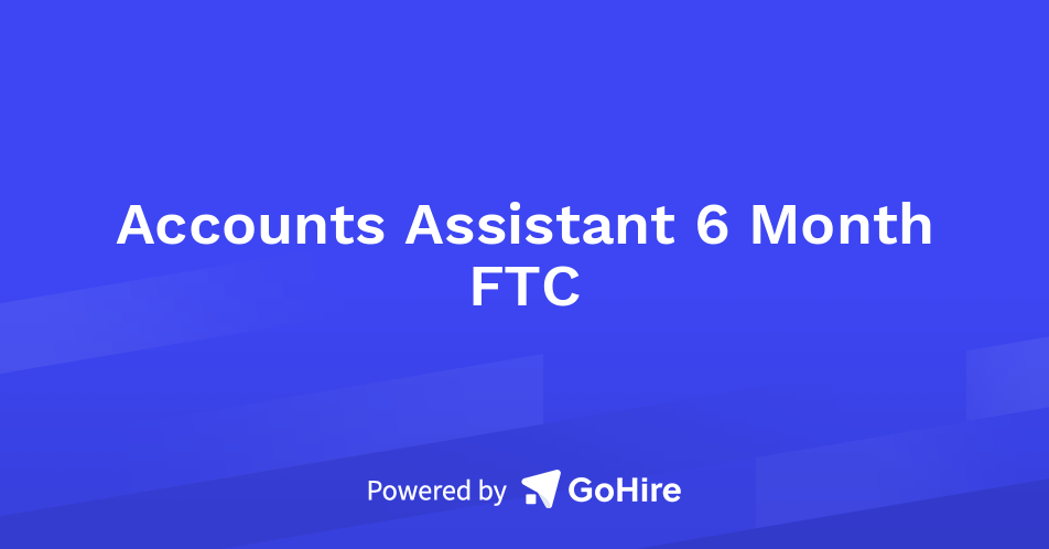 Accounts Assistant 6 Month FTC at Flowbird UK | Jobs at Flowbird UK