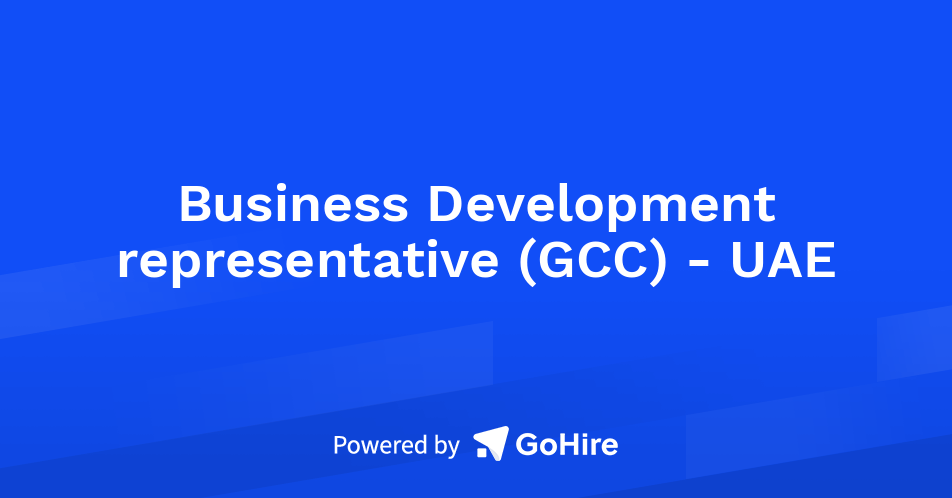 Business Development representative (GCC) - UAE at RemotePass | Jobs at ...