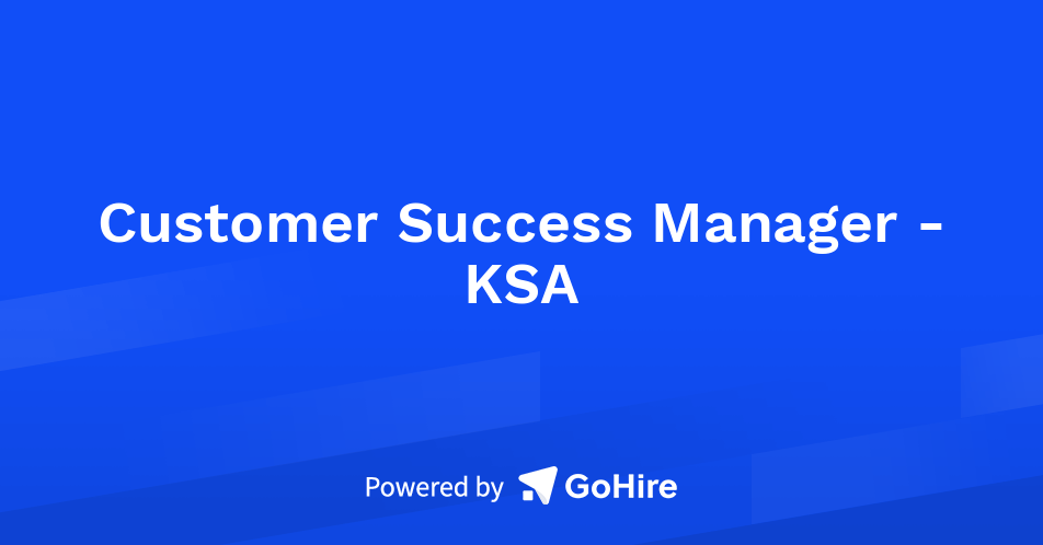 Customer Success Manager - KSA at RemotePass | Jobs at RemotePass