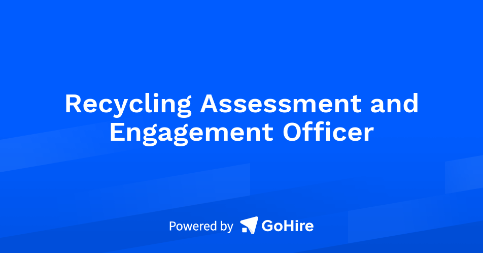 Recycling Assessment and Engagement Officer at Bristol Waste Company ...