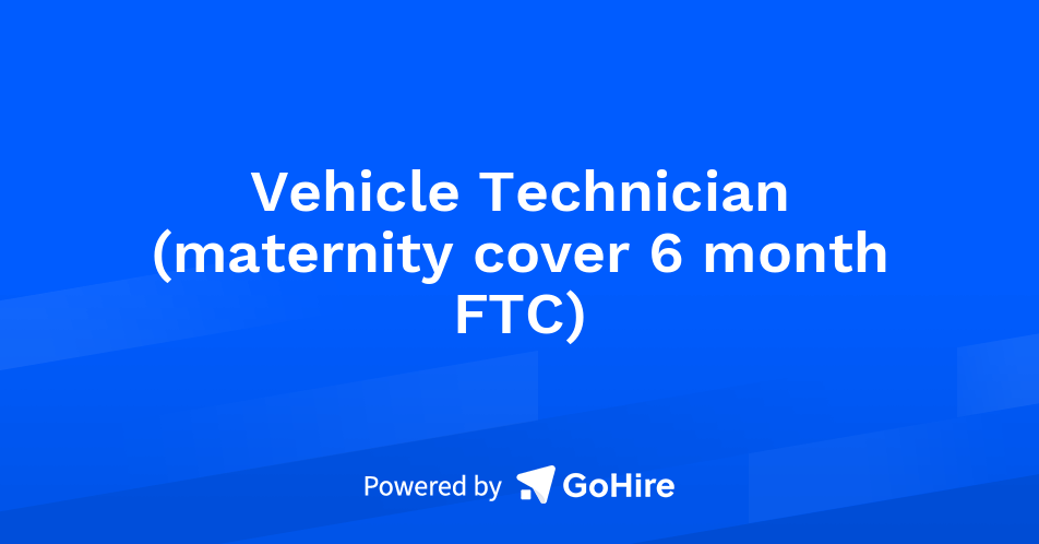 Vehicle Technician (maternity cover 12 month FTC) at Bristol Waste ...