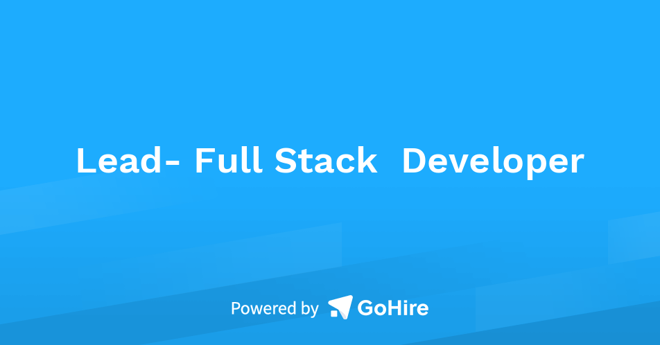 Lead- Full Stack Developer at KodeKloud | Jobs at KodeKloud