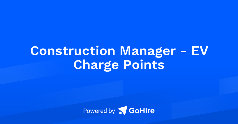Construction Manager - EV Charge Points at enable-infrastructure | Jobs at enable-infrastructure