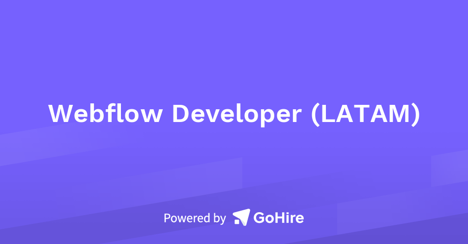 Webflow Developer (LATAM) at OneSeven Tech | Jobs at OneSeven Tech Webflow Developer (LATAM) at OneSeven Tech | Jobs at OneSeven Tech