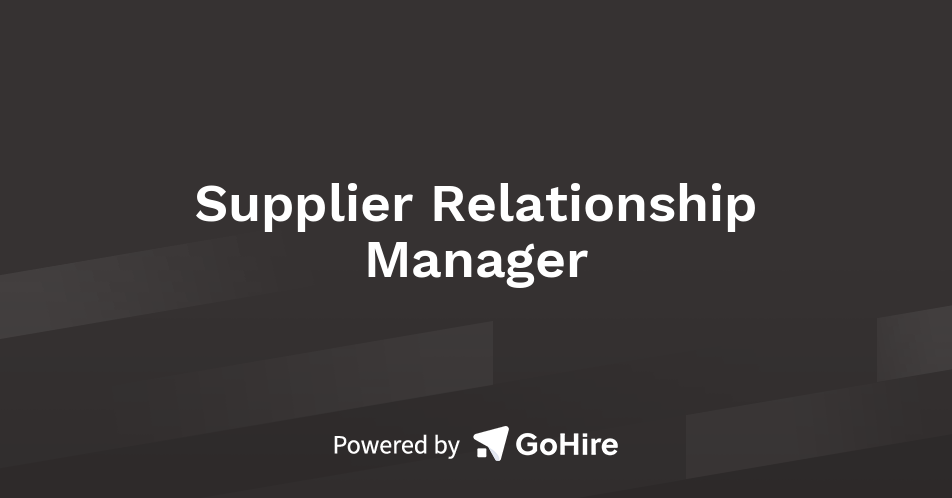 Supplier Relationship Manager at Samsic UK | Jobs at Samsic UK