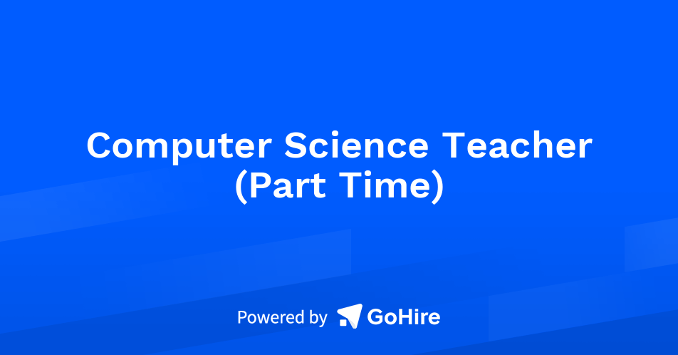 Computer Science Teacher (Part Time) at Concorde Education | Jobs at ...