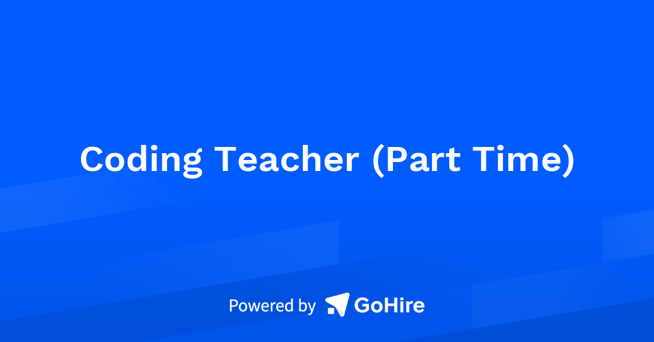 Coding Teacher (Part Time) at Concorde Education | Jobs at Concorde Education