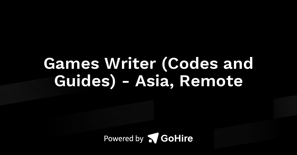 Games Writer (Codes and Guides) - Asia, Remote at Dexerto | Jobs at Dexerto