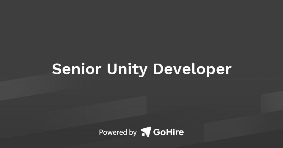 Senior Unity Developer at Tatsu Works | Jobs at Tatsu Works