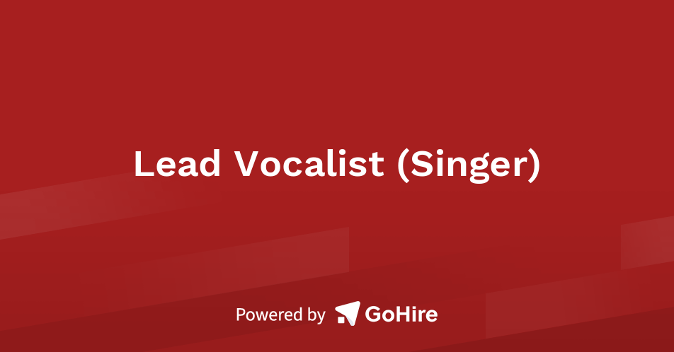 Lead Vocalist (Singer) at RJP | Jobs at RJP