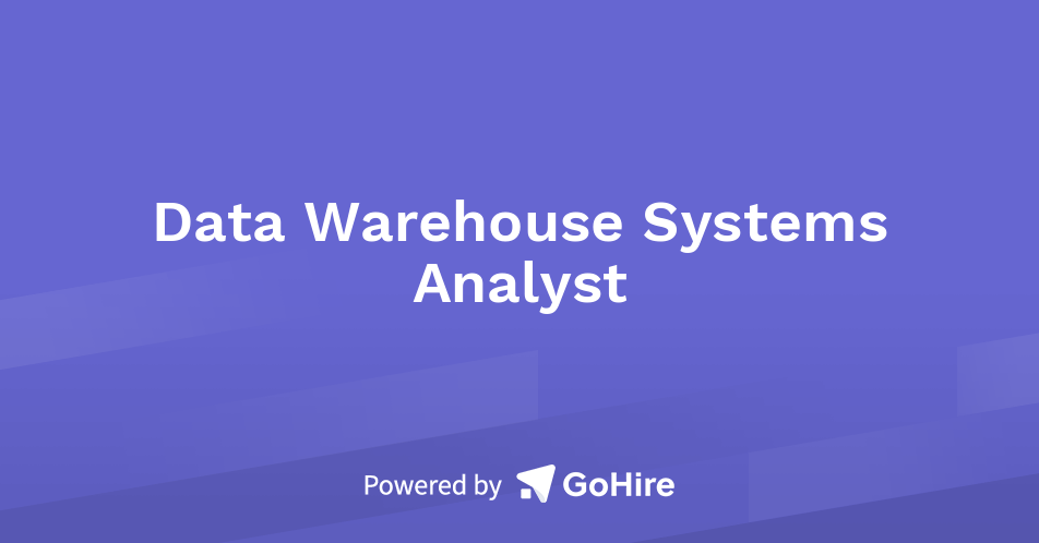 Data Warehouse Systems Analyst at Dataflix | Jobs at Dataflix