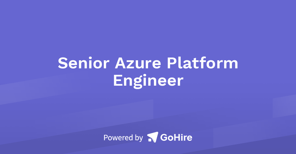 Senior Azure Platform Engineer at Dataflix | Jobs at Dataflix